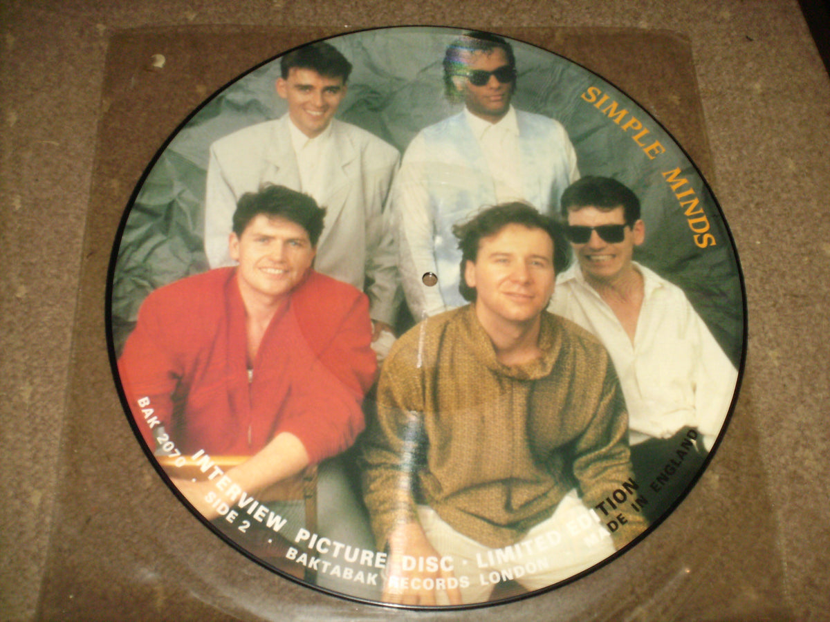 Simple Minds - Interview Picture Disc – Vinyl Memories