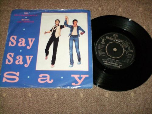 Paul McCartney Michael Jackson - Say Say Say – Vinyl Memories